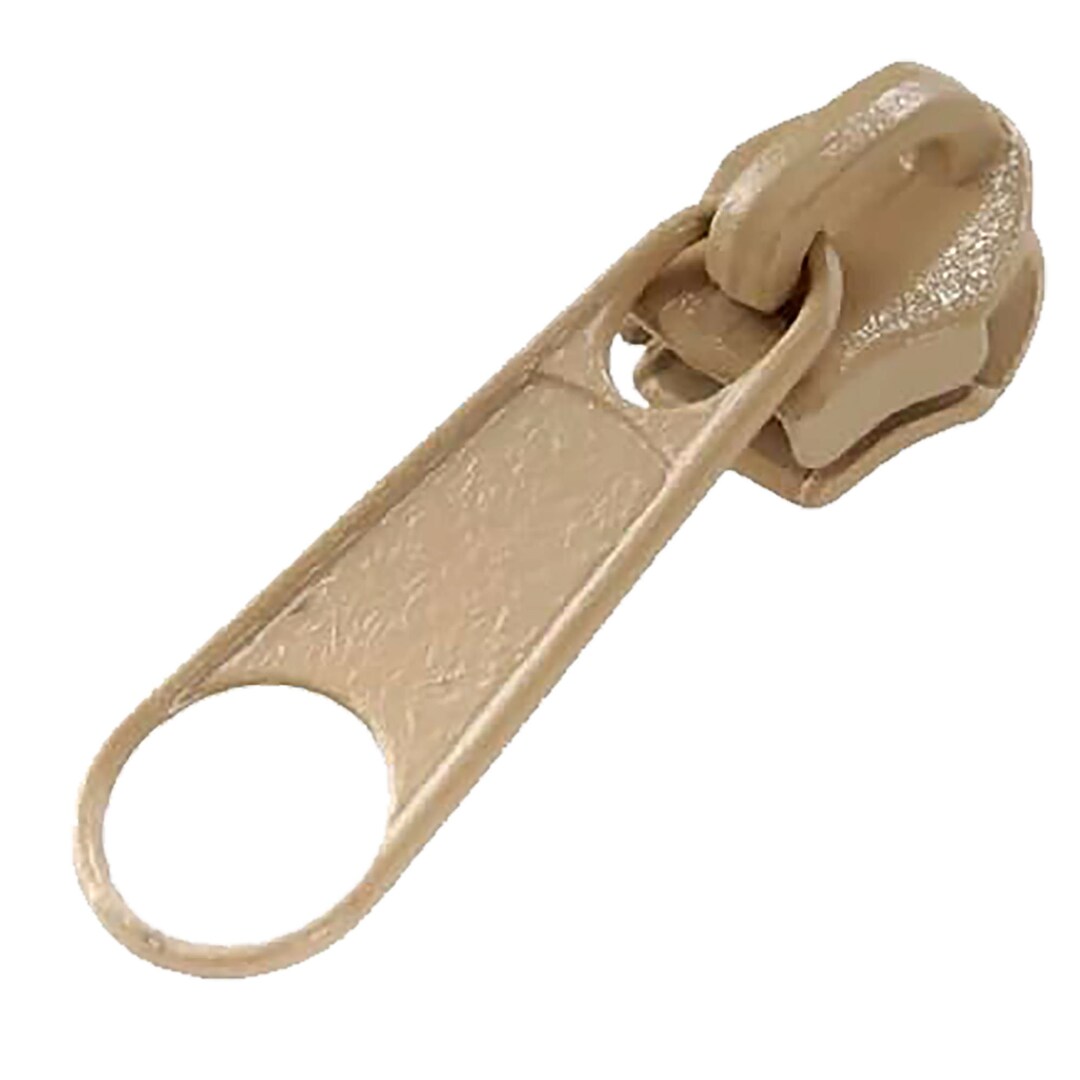 YKK No 5 Chain Tan Slider single Standard Free Lock Long Pull DFL Premium World Renowned Branded ...