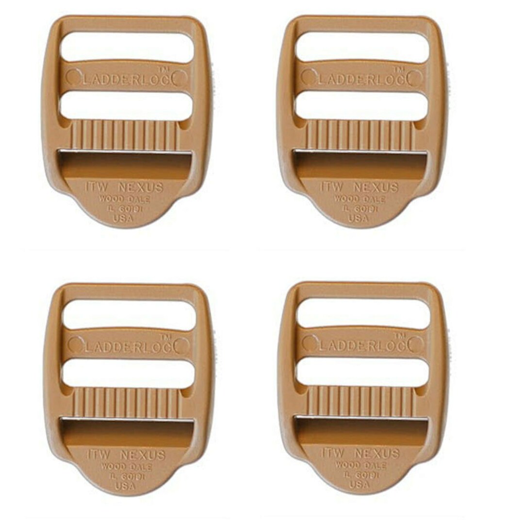 4 X Tan Ghillietex 500 IRR 25mm 1 Ladderlocs Tan499 Ladderloc Buckle - Etsy