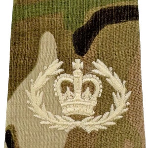 All Ranks Ivory on Multicam / MTP CCF Rank Slide Combined Cadet Force ...