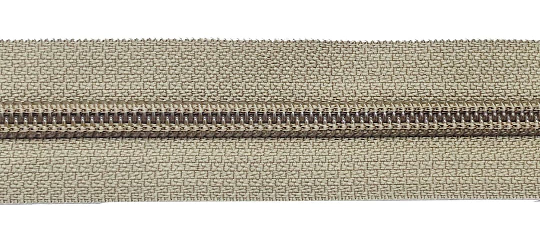 YKK Number 8 8 Tan Zipper, Tan Chain Coil Zipper one Metre, Five Metres ...