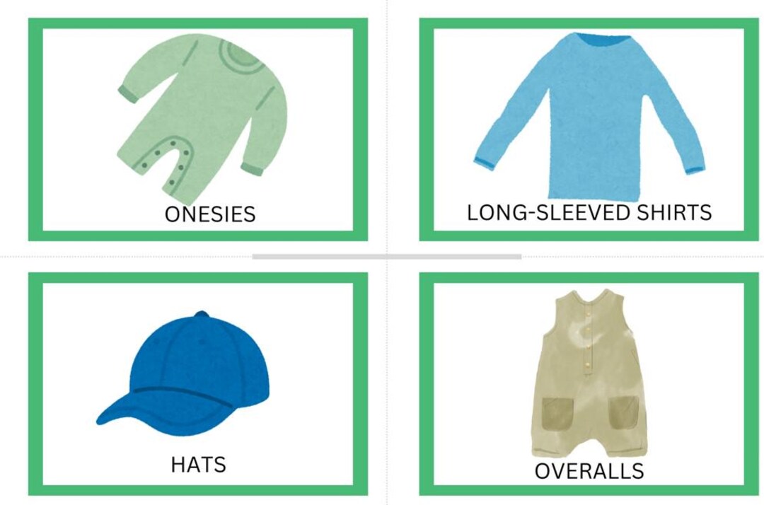 Montessori-inspired Printable Toddler Boy Dresser Drawer Labels ...