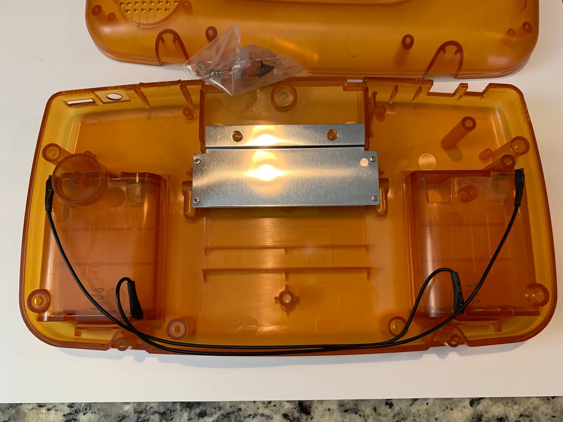 Orange Transparent Clear Custom Sega Game Gear Case Shell - Etsy