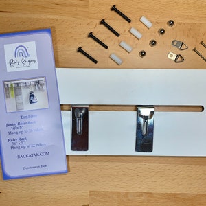 Wall Mounted Quilt Ruler Rack: Space-saving Sewing Organizer - Etsy