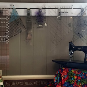 Wall-mounted Quilt Ruler Rack: 36 Inch Sewing Ruler Organizer - Etsy