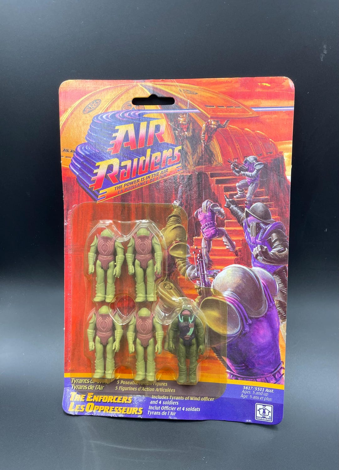 Vintage 1987 Hasbro Air Raiders the Enforcers Figures on Card Back - Etsy