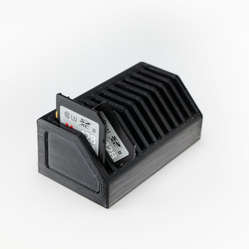 3d Printed Desktop 12 SD Card Organizer - Etsy
