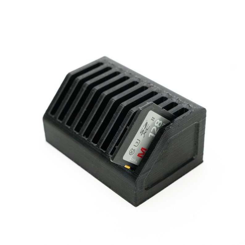 3d Printed Desktop 10 SD Card Organizer - Etsy