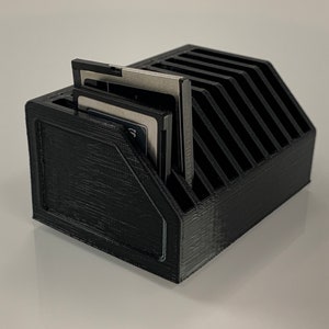3d Printed Desktop 10 Card Organizer for Compact Flash, Cfast and Xqd ...