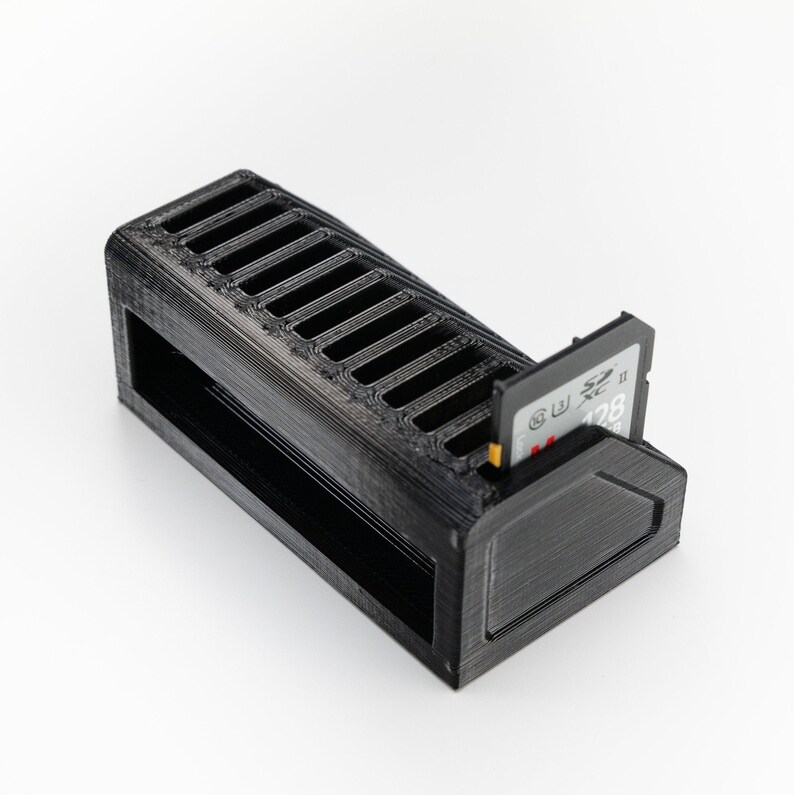 3d Printed Desktop 12 SD Card Organizer - Etsy