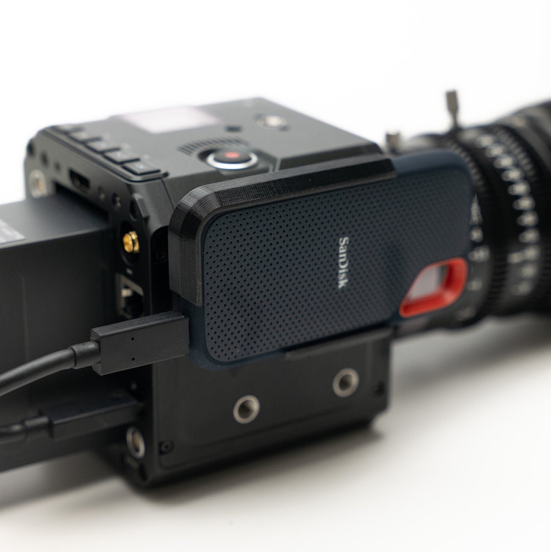 3d Printed Cage Mount for SECOND GENERATION Sandisk Extreme Portable ...