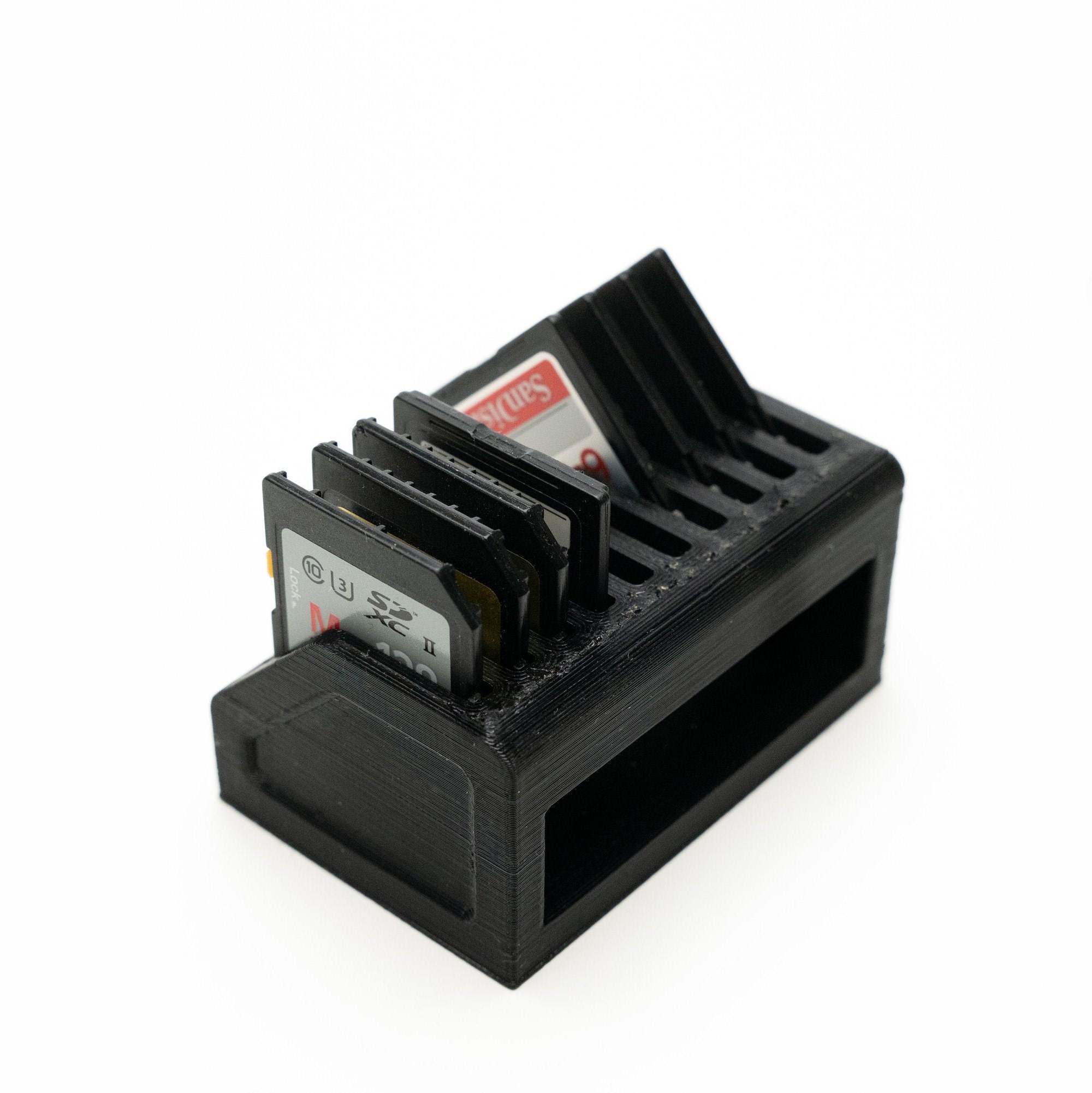 3d Printed Desktop 10 SD Card Organizer - Etsy