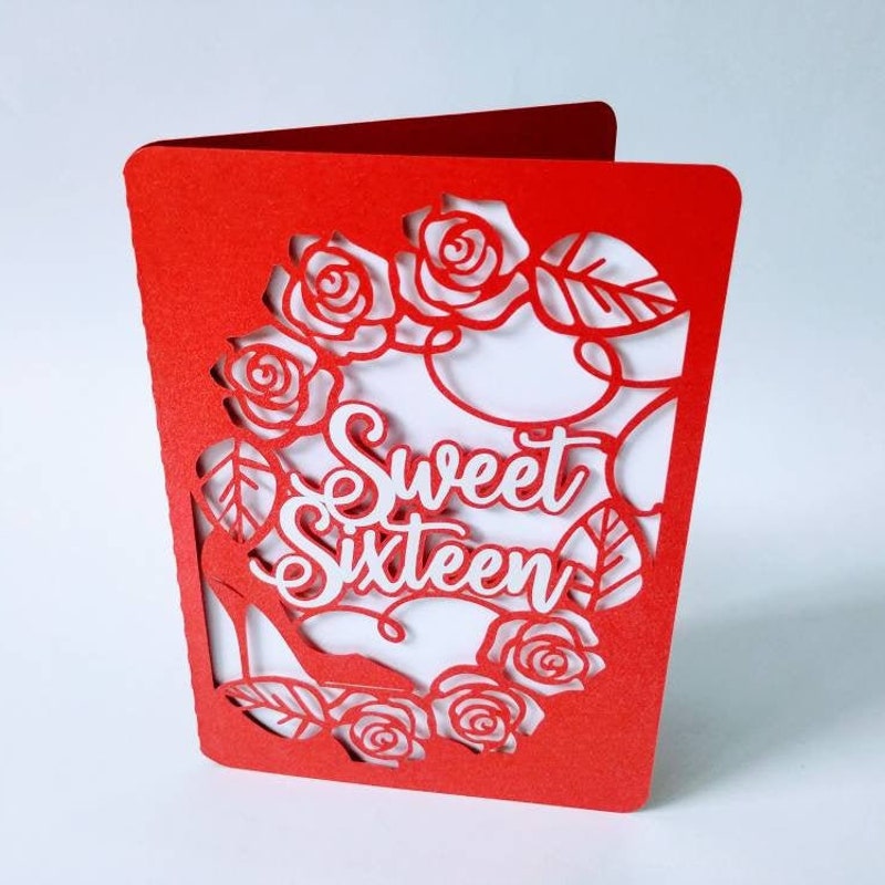 Sixteen Birthday Card - Etsy