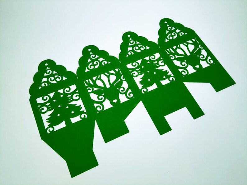 SVG Cricut Files Christmas Box Tree Reindeer Favor Box Gift Box ...