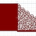 SVG Laser Cut Wedding Invitation Cesia Roses Cricut Envelope Card Cut ...