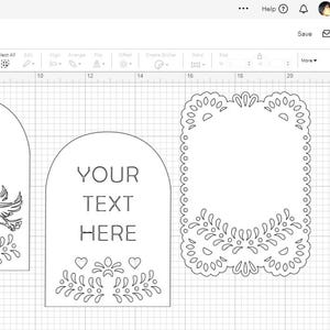 Customizable SVG Cut Files Papel Picado Frames Cielito Lindo Mexican ...
