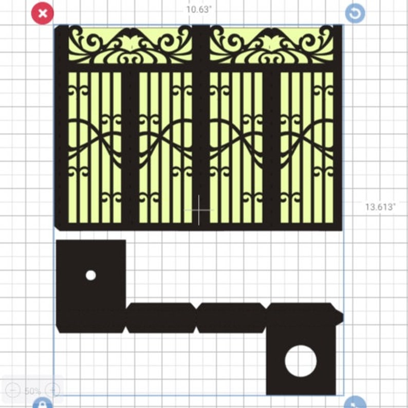 SVG Gate Design Cricut Laser Cut Template Decor Luminarie Box - Etsy Canada