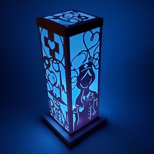 SVG Nurse Day Tower Paper Lantern Centerpiece 3D SVG Cut File Template ...