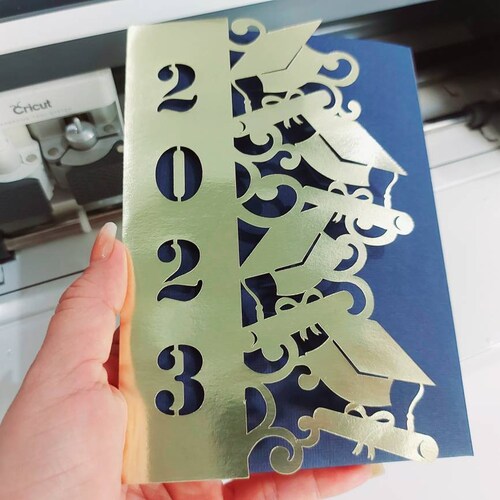 Personalized Graduation Card SVG Cut File - Etsy