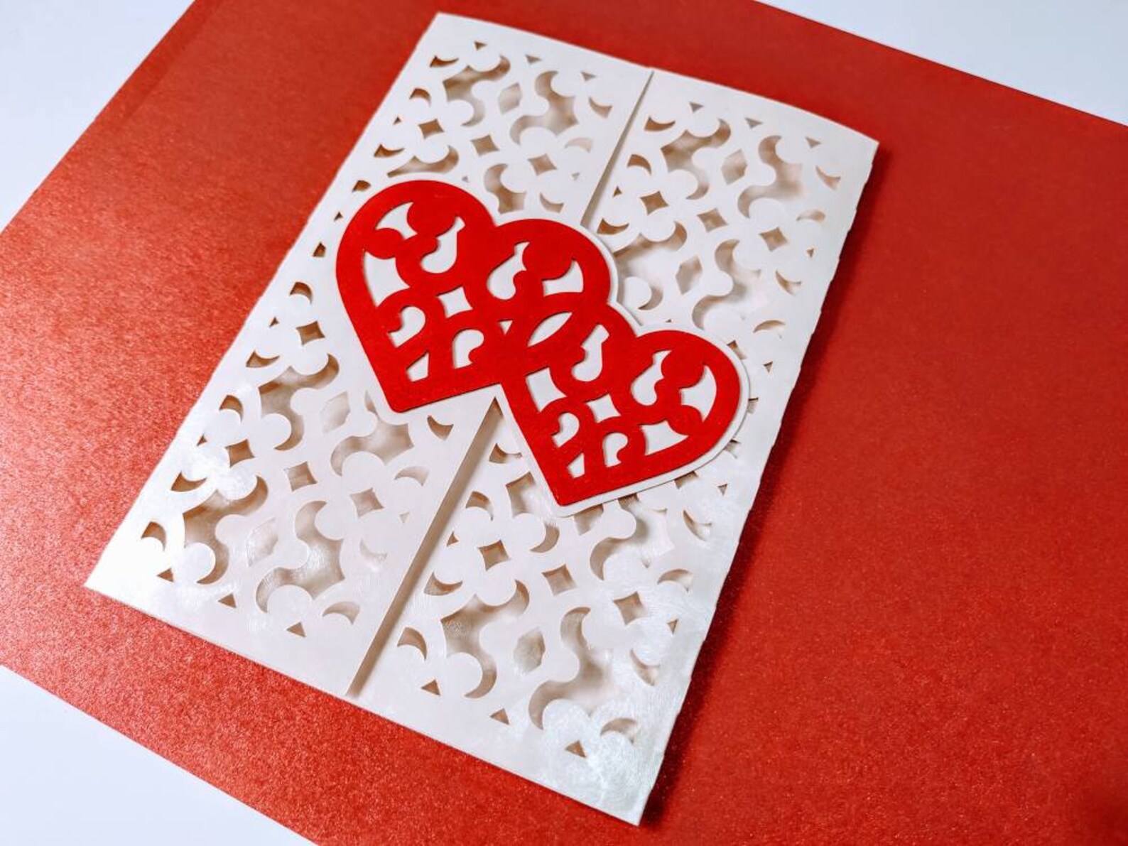 Laser Cut Wedding Invitation Template SVG Cricut Cut File - Etsy