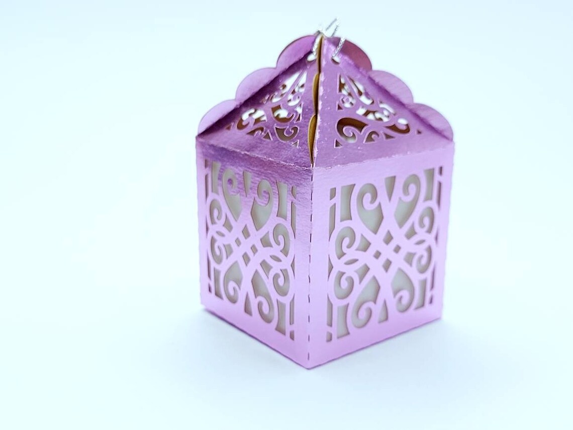 Favor Box Cricut SVG Gift Box Wedding Quinceañera Sweet Sixteen Card ...