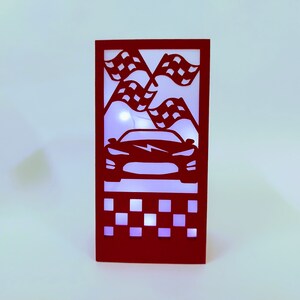 Set 2 SVG Lantern Templates 3D Cricut Centerpiece Auto Car Racing Cut ...