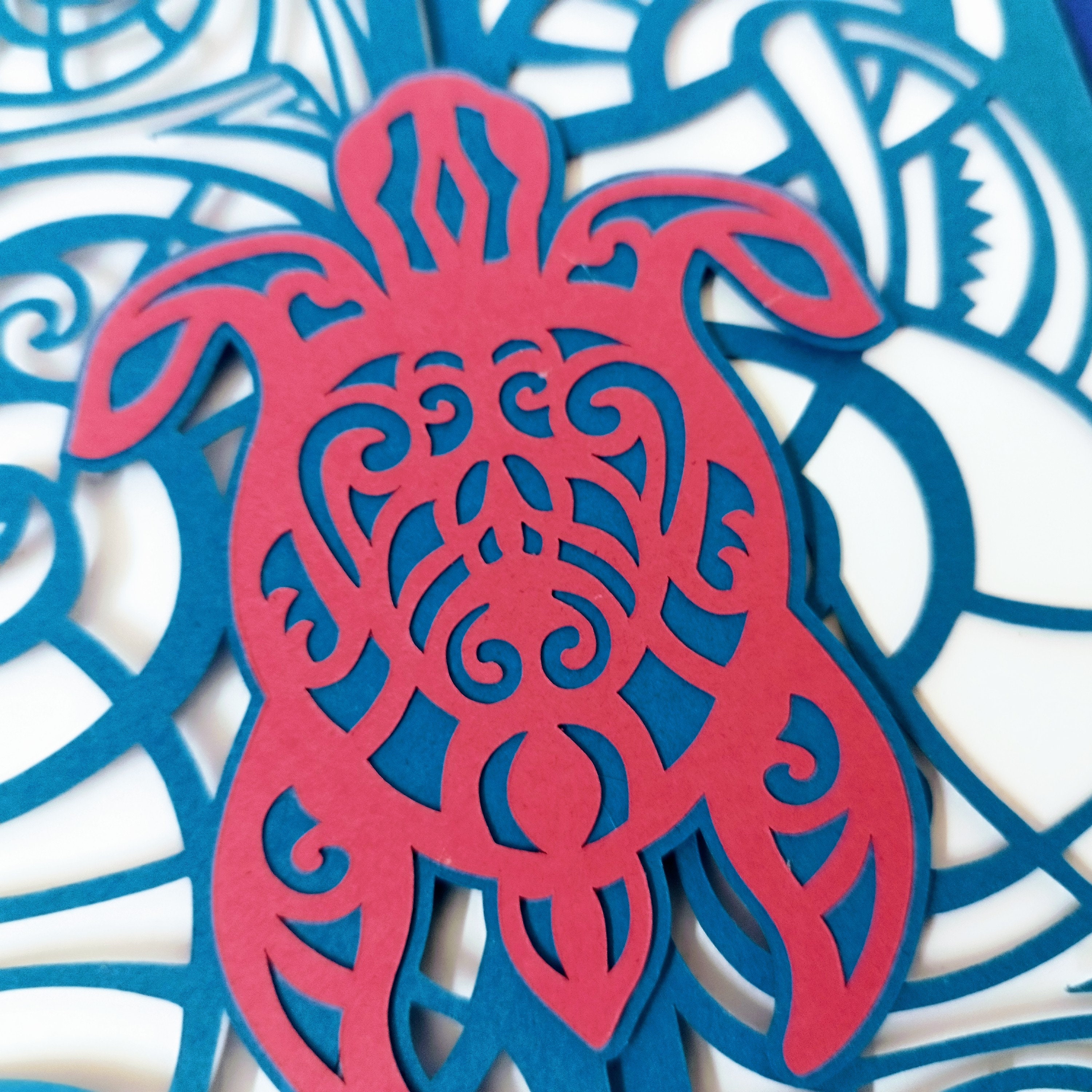 Maui Island Inspired SVG Gate Fold Card Template Cut File Cricut ...