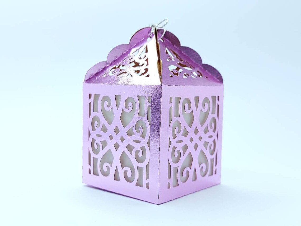 Favor Box Cricut SVG Gift Box Wedding Quinceañera Sweet - Etsy