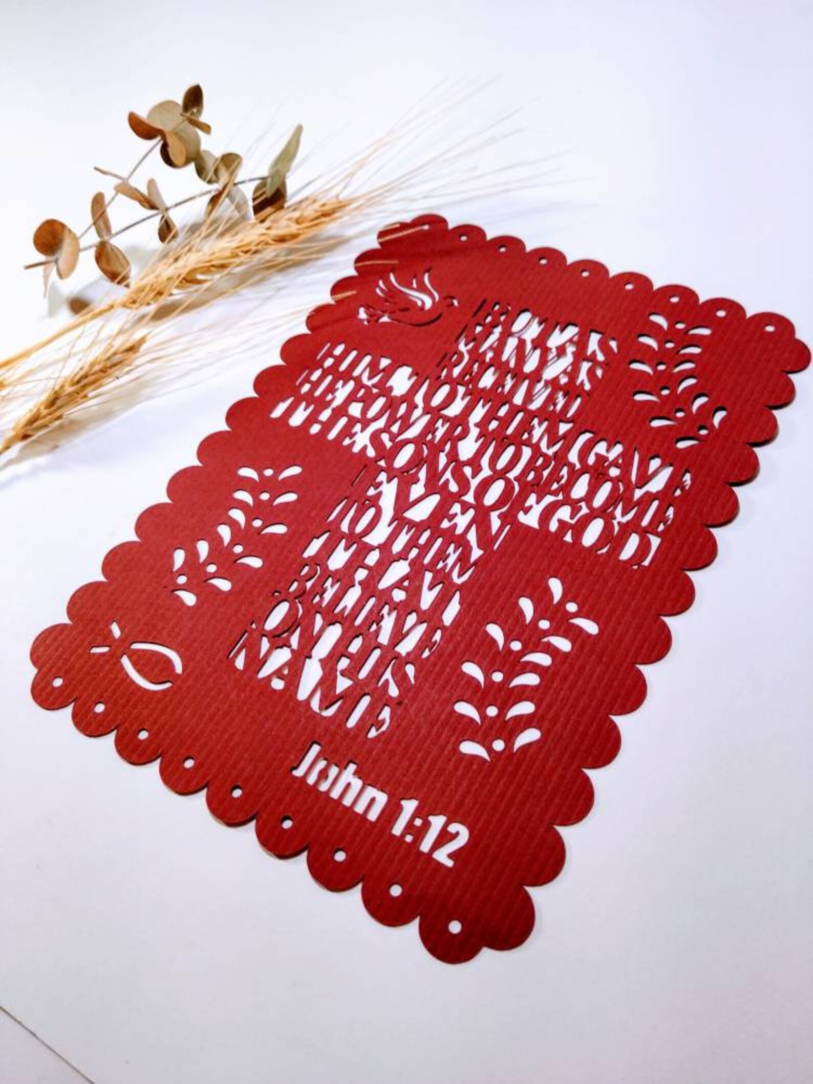 SVG Template Cricut Cross EASTER Papel Picado Die Cut Template Jonh 1. ...