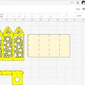 Centerpiece 3D SVG Template Sun Paper Lantern Fairy Tales Grimm ...