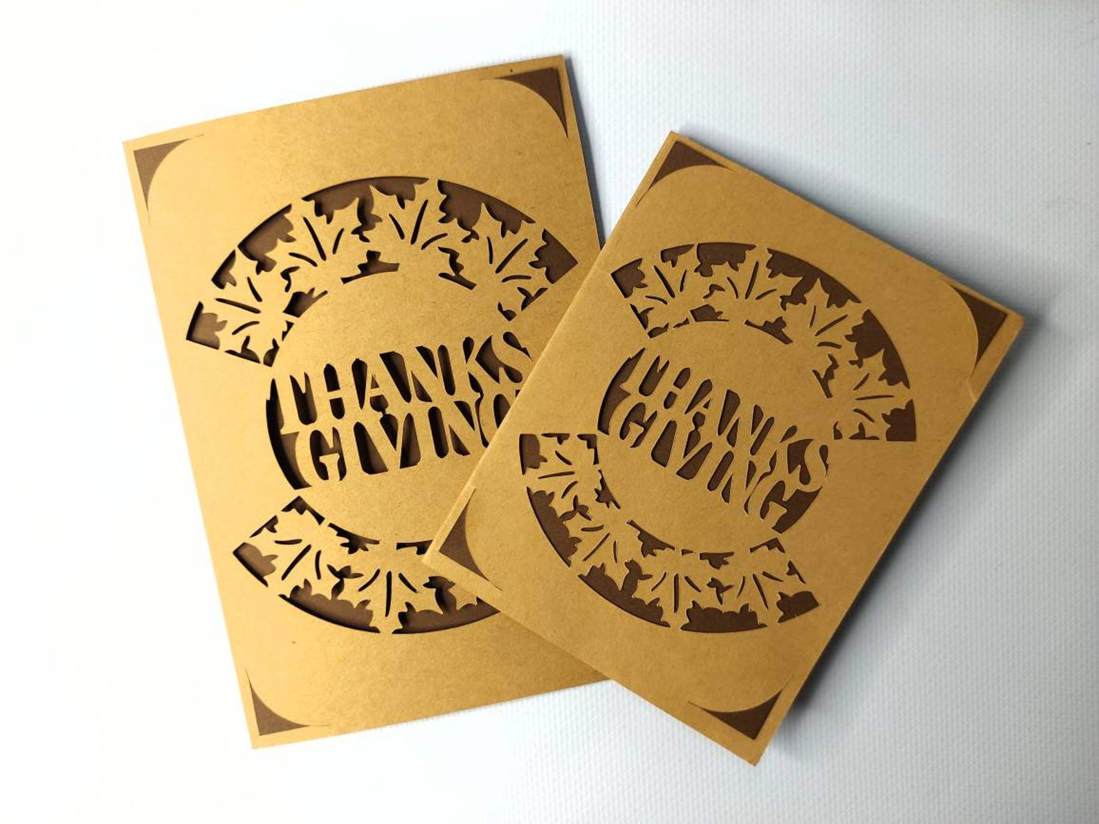 SVG Cut Files Autumn Thanksgiving Cards Insert Card Cricut Joy 4.25x5.5 ...