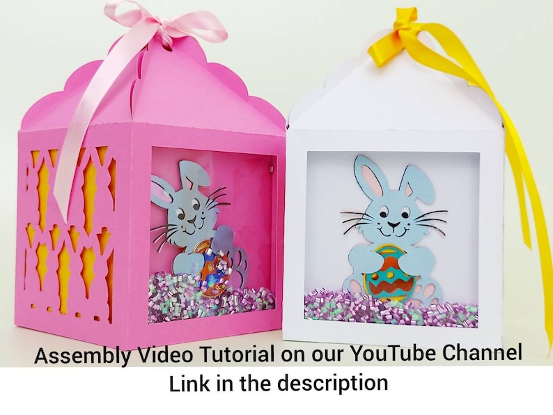 Happy Easter Candy Box for Kids SVG Shaker Box Cricut Happy - Etsy