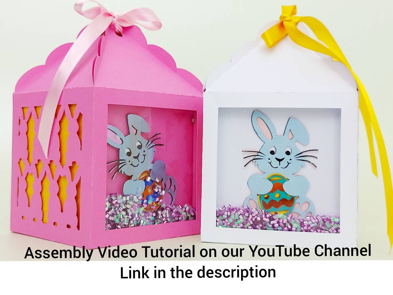 Happy Easter Candy Box for kids SVG Shaker box cricut Happy | Etsy