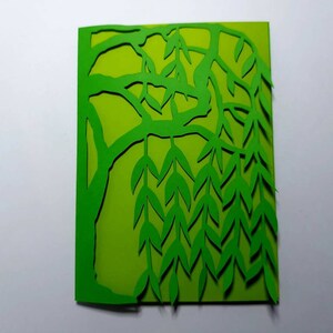 5x7 SVG Weeping Willow Tree Cricut Wedding Invitation Tree Tri Fold ...