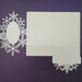 SVG TEMPLATE Tri Fold Pocket Snowflake Invitation Envelope Card Frozen ...