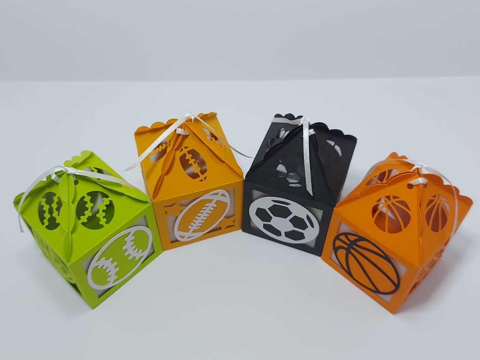 Sports Bundle SVG Favor Box Gift Box Templates Boy Gifts SVG - Etsy