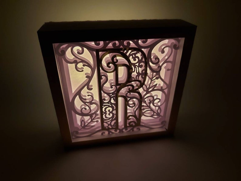 Letter R Shadow Box 3D Alphabet SVG Cut Files Cricut Letters - Etsy