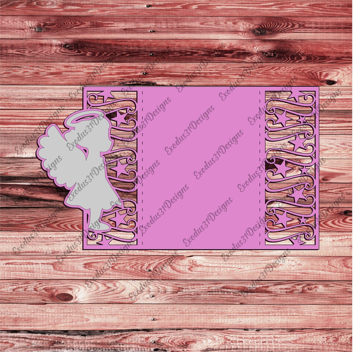 SVG Cricut FILES Christening Baptism Mi Bautizo Angel Baby Girl Star ...