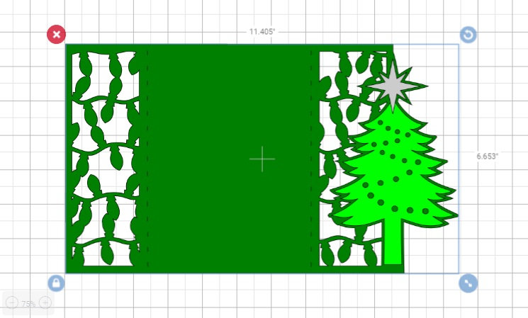 SVG Files Gate Fold Card Templates Christmas Tree Cards Cricut ...