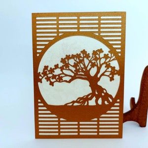 SVG Template Laser Cut Wedding Invitation Cherry Tree Folder Card ...