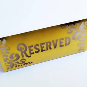 RESERVED Svg Cut Files Template Wedding Table Wedding Sign Centerpieces ...