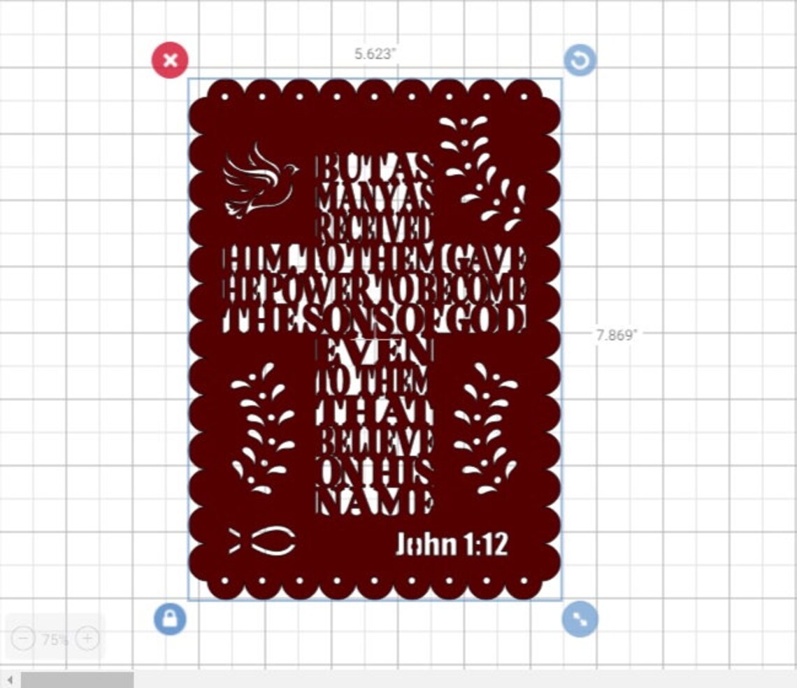 SVG Template Cricut Cross EASTER Papel Picado Die Cut Template Jonh 1. ...
