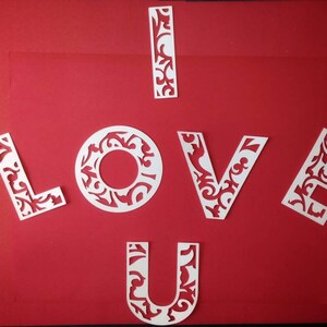 SVG Templates of ABC Letters With Damask Design for Printing or Cutting ...