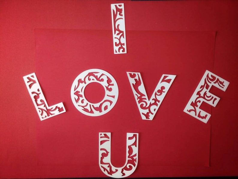 SVG Templates of ABC Letters With Damask Design for Printing or Cutting ...