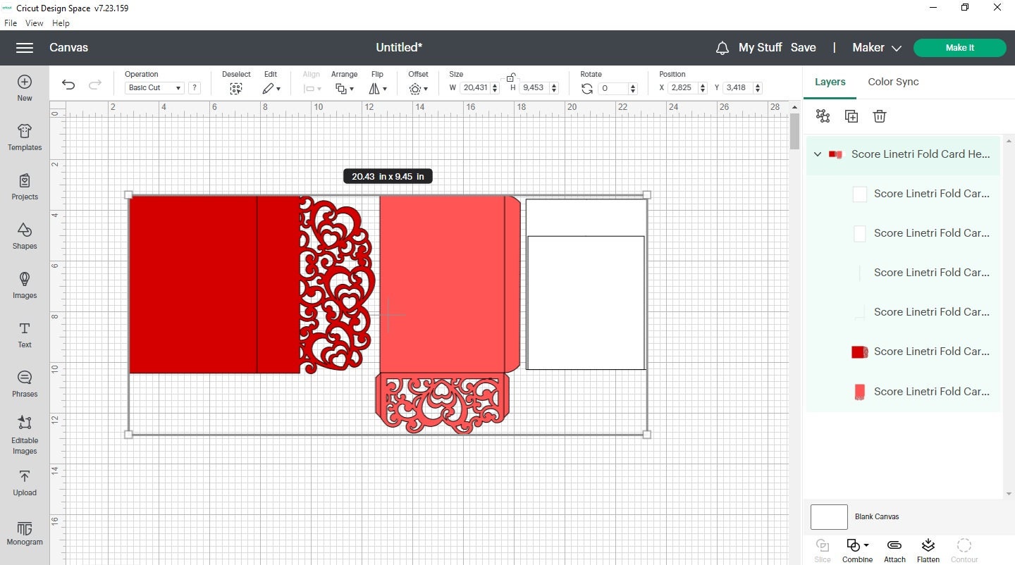 SVG Tri Fold Pocket Card Template 5x7 Inch Wedding Invitation - Etsy Canada