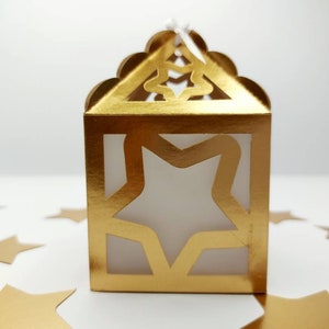 SVG Template Stars Favor Box Birthday Gifts Cricut Cut File Baby Shower ...