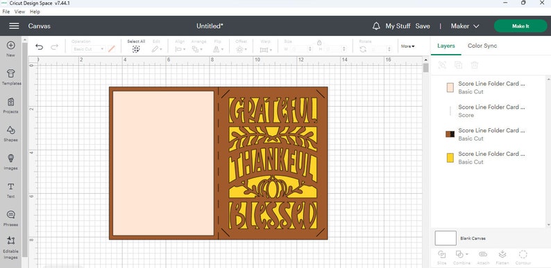SVG Pumpkin Cut Files Cricut HAPPY THANKSGIVING Day Folder Card ...