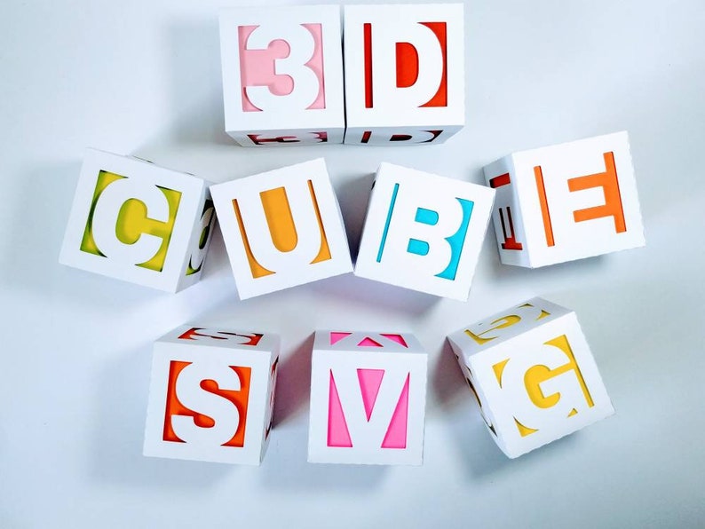 3D Letters Bundle Set Alphabet SVG Cut Files Cube Cricut Number Baby ...
