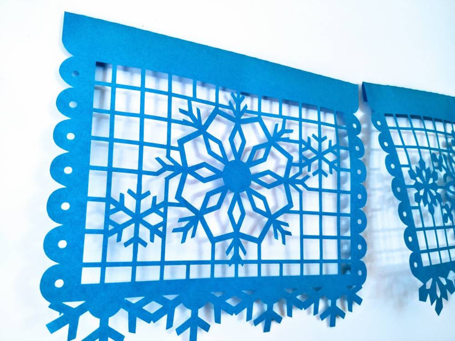 6 SVG Cut Files Cricut Snowflakes Banners Papel Picado Laser - Etsy