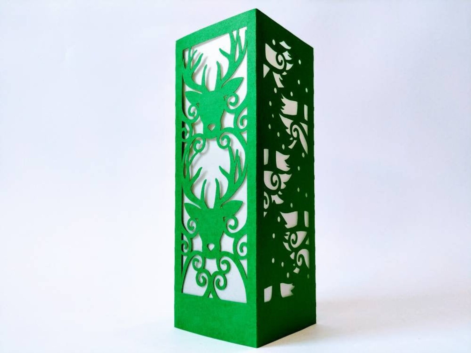 SVG File Christmas Cricut 3D Lantern Templates Decor - Etsy