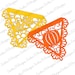 2 SVG Papel Picado Cutting Files Templates Thanksgiving Decor Cricut ...